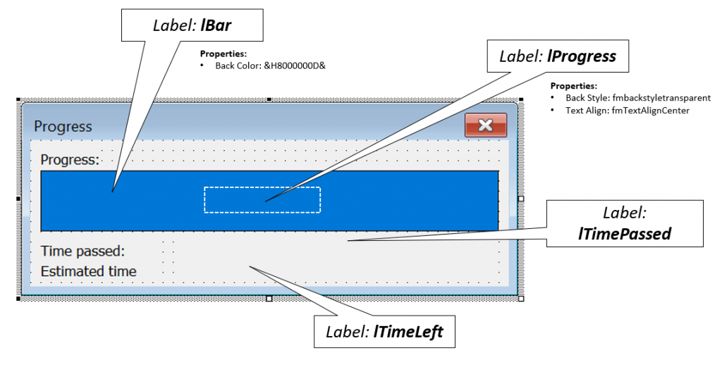 Animated Vba Progress Bar For Excel And Access Analyst Cave 3399