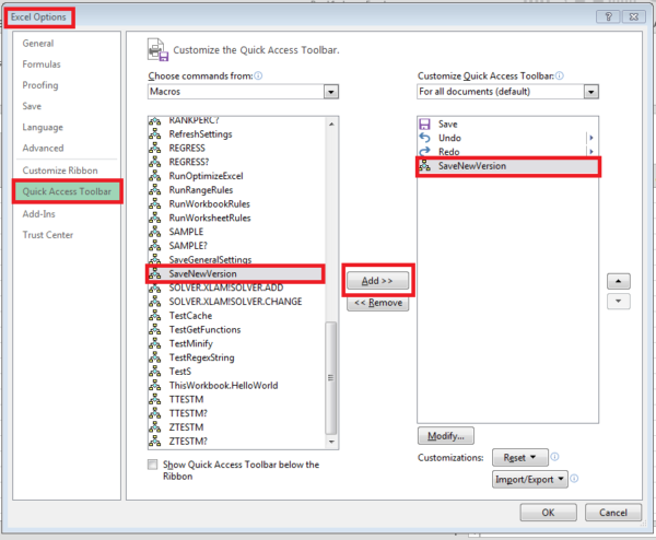 Versioning Excel files with Excel VBA