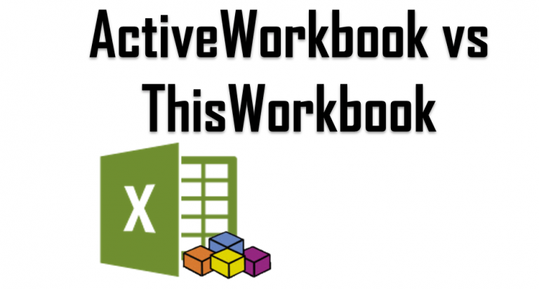 VBA ActiveWorkbook vs VBA ThisWorkbook - Analyst Cave