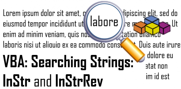 Vba Searching Strings Using Instr And Instrrev Analystcave