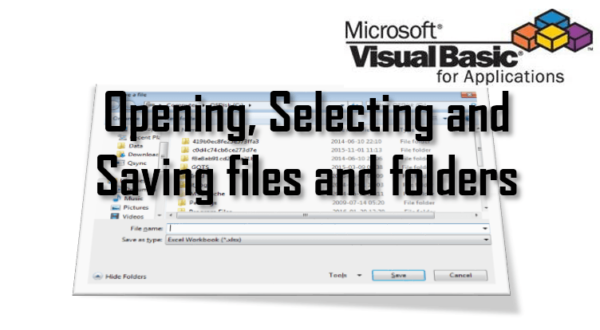 VBA FileDialog - Opening, Selecting, Saving files - Application.Filedialog VBA FileDialog - Opening, Selecting, Saving files - Application.Filedialog