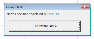 VBA Status Bar, Progress Bar, Sounds and Emails - Alerts in VBA