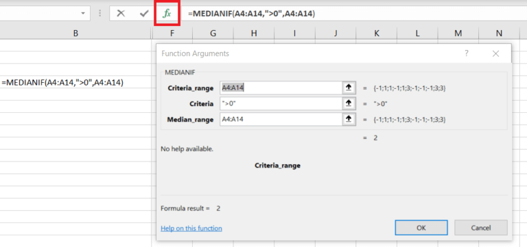 Excel Median If Median With Criteria In Excel Analyst Cave 0046