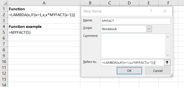 Excel Lamba Function Create Your Own Excel Functions Analyst Cave